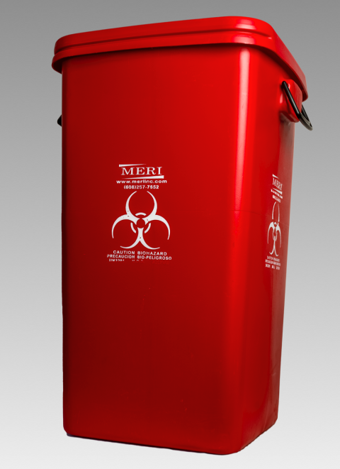 Regulated Medical Waste Collection Containers - MERI, Inc | Biohazard